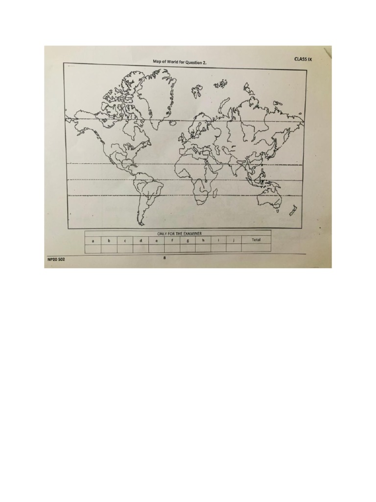 Blank World Map PDF | PDF
