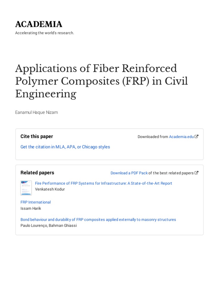 Polymer With Cover Page v2 | PDF | Fibre Reinforced Plastic | Composite ...