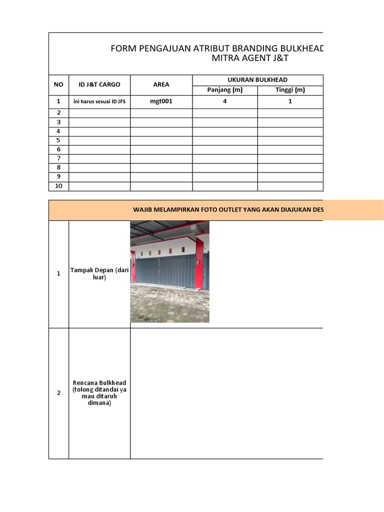Form Pengajuan Branding MGT | PDF
