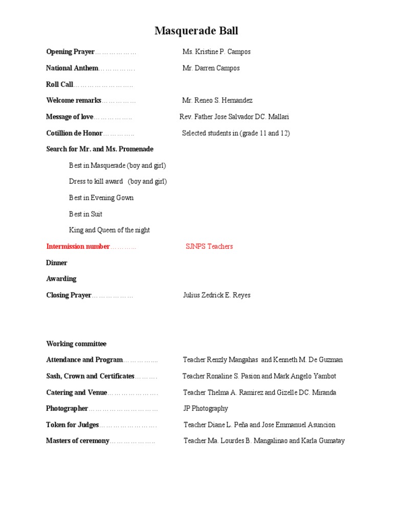 Program For Promenade For Checking | PDF