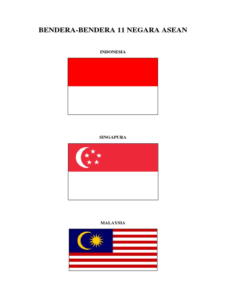 Bendera 11 Negara Asean | PDF