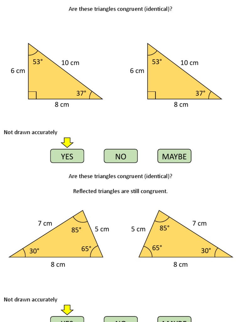 Congruent Triangles Demonstration ACTIVITY | PDF | Triangle | Geometry