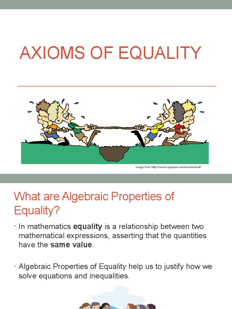 Algebraic Properties of Equality Explained | PDF | Multiplication ...