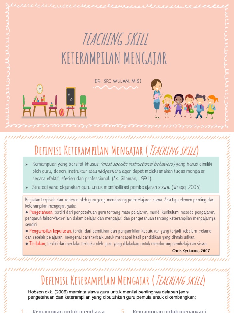 10 Keterampilan Mengajar Teaching Skill PDF | PDF