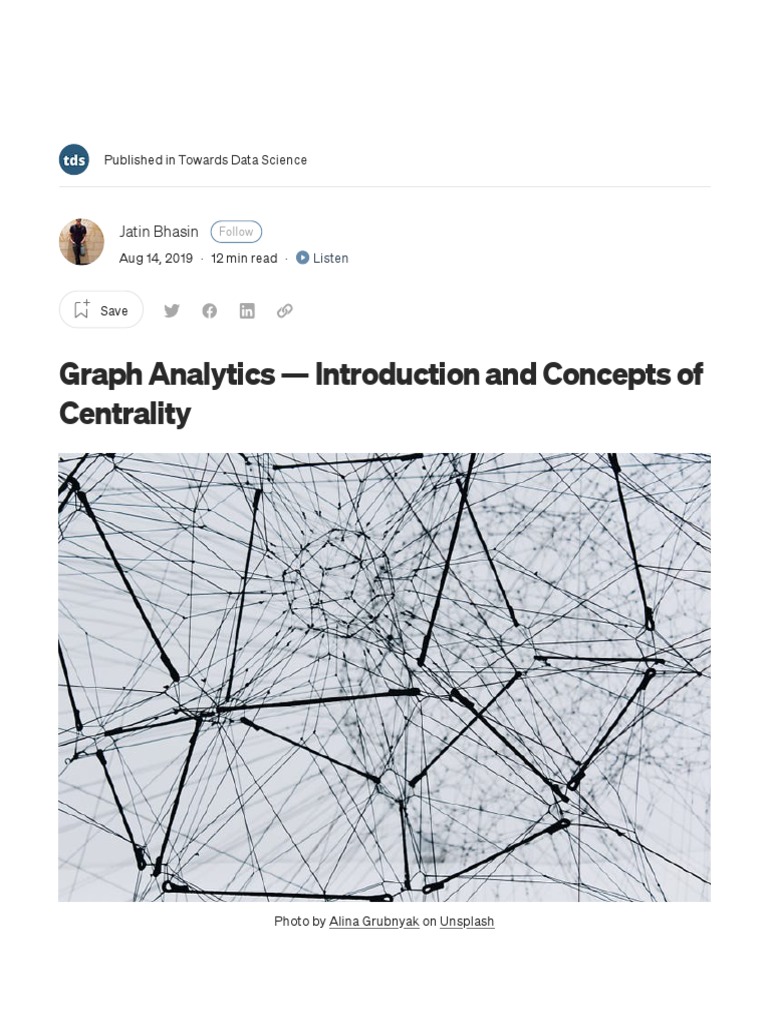 Graph Analytics | PDF | Vertex (Graph Theory) | Discrete Mathematics