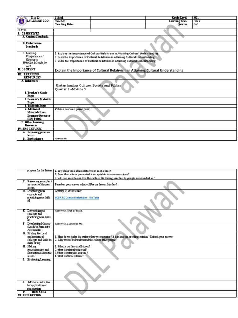 Explain The Importance of | PDF | Learning | Relativism