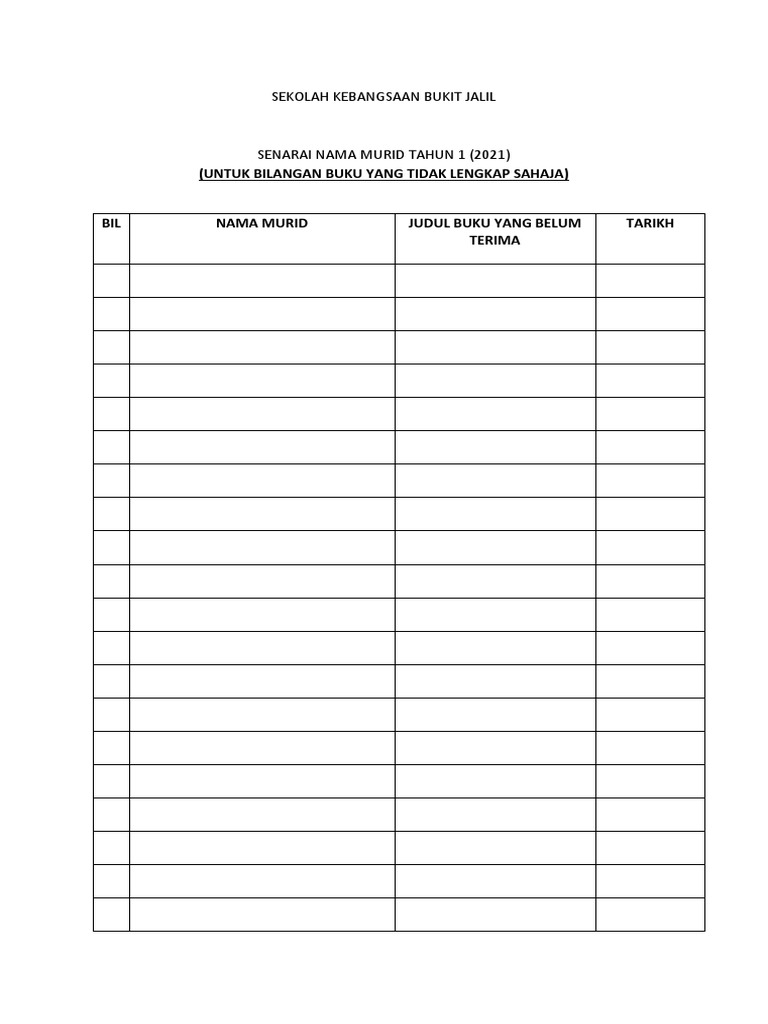 Borang | Pdf