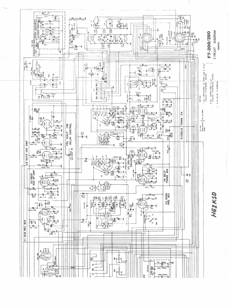 Yaesu FT 250 Schematic | PDF