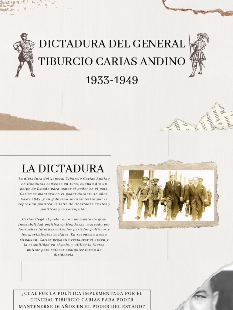 Dictadura de Tiburcio Carías Andino | PDF | Dictadura | Honduras