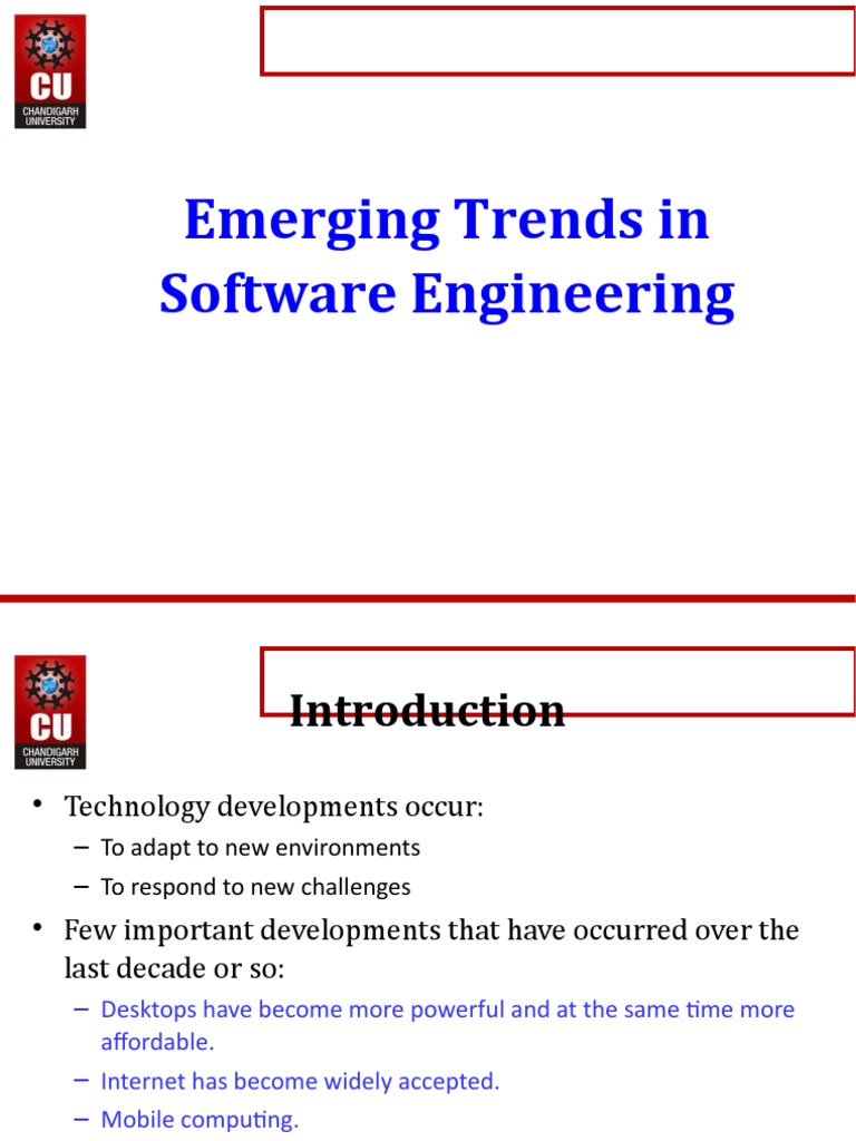 EMERGING TRENDS CUu | PDF | Service Oriented Architecture | Software As A Service