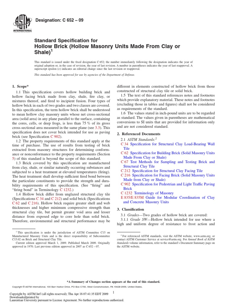 C652 PDF | PDF | Brick | Masonry