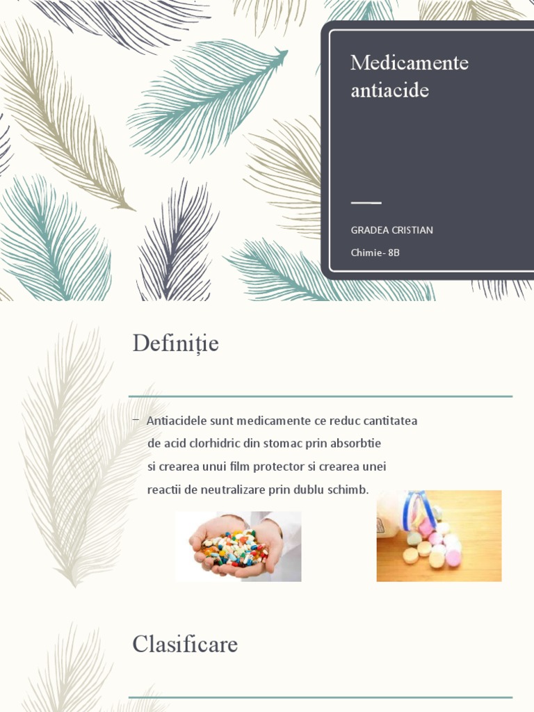 Medicamente Antiacide | PDF
