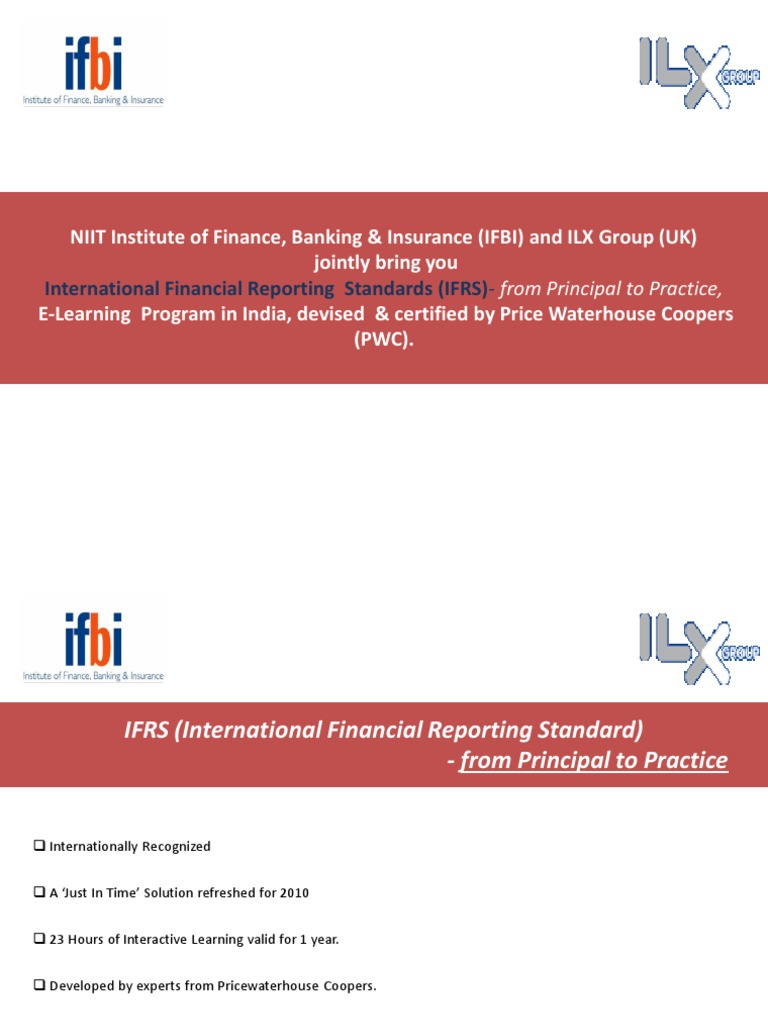 IFRSS | PDF | International Financial Reporting Standards | Financial ...