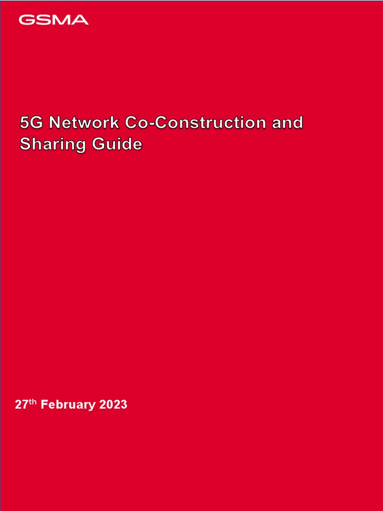 5G-NCCS GSMA-Guide 27.02.2023 PDF | PDF | 4 G | Computer Network