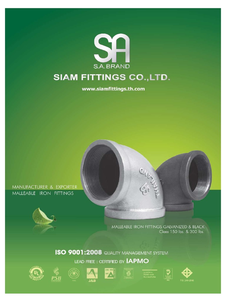 Siam Fittings Catalogue | PDF
