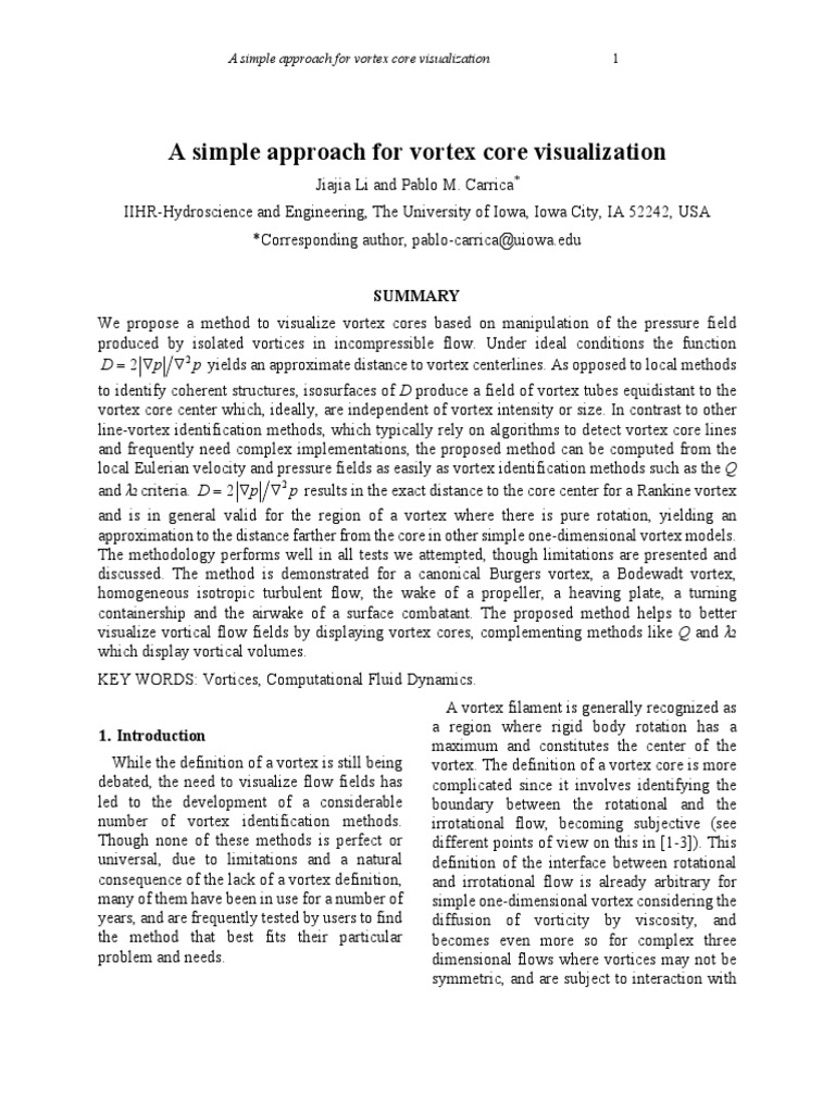 Cfd Simulation Pdf Vortices Propeller