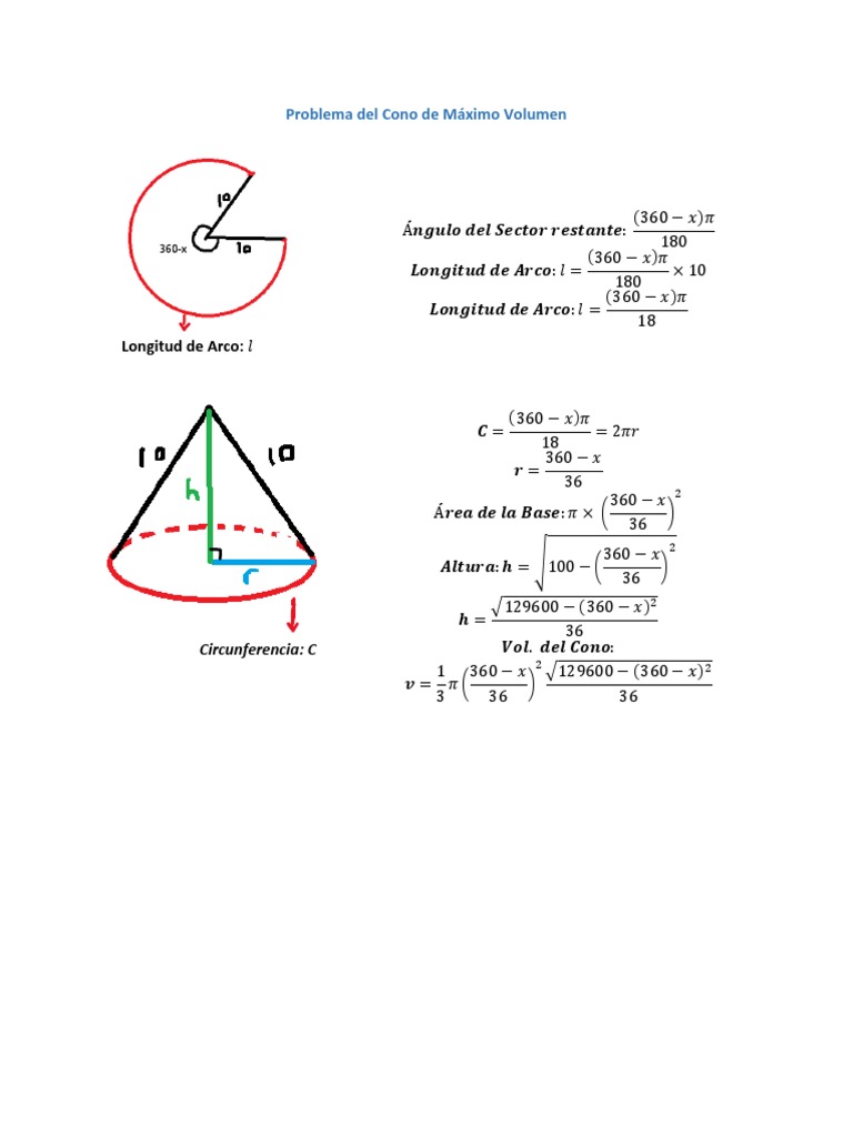 Max Cone Problem | PDF
