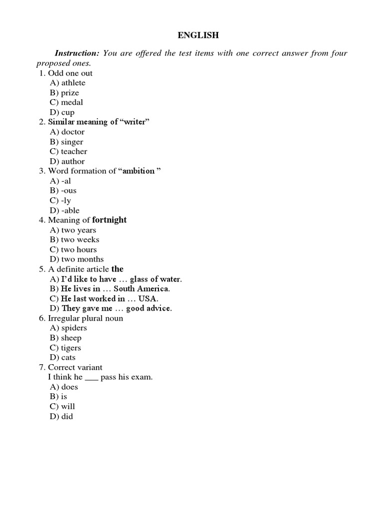 English II Variant PDF | Download Free PDF | Linguistic Morphology | Linguistics