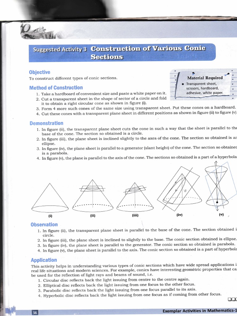 Activity 7 Class 11 | PDF | Ellipse | Geometric Shapes