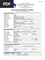 DOLE Permit To Operate | PDF