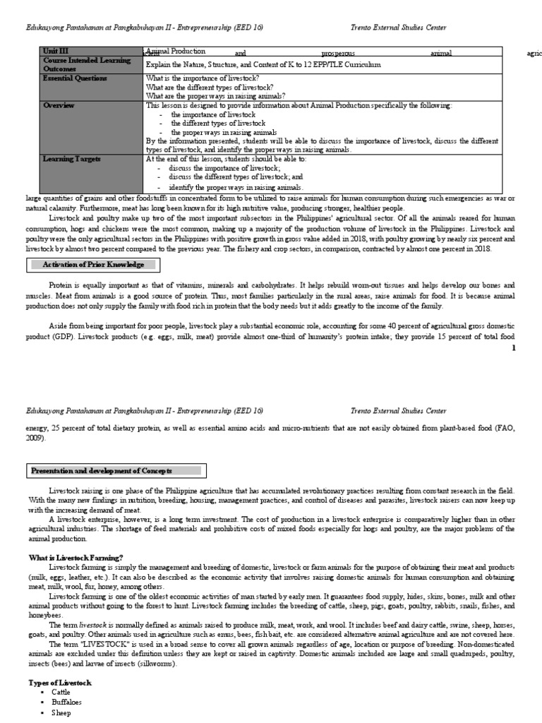 Overview of Animal Production Systems | PDF | Livestock | Agriculture