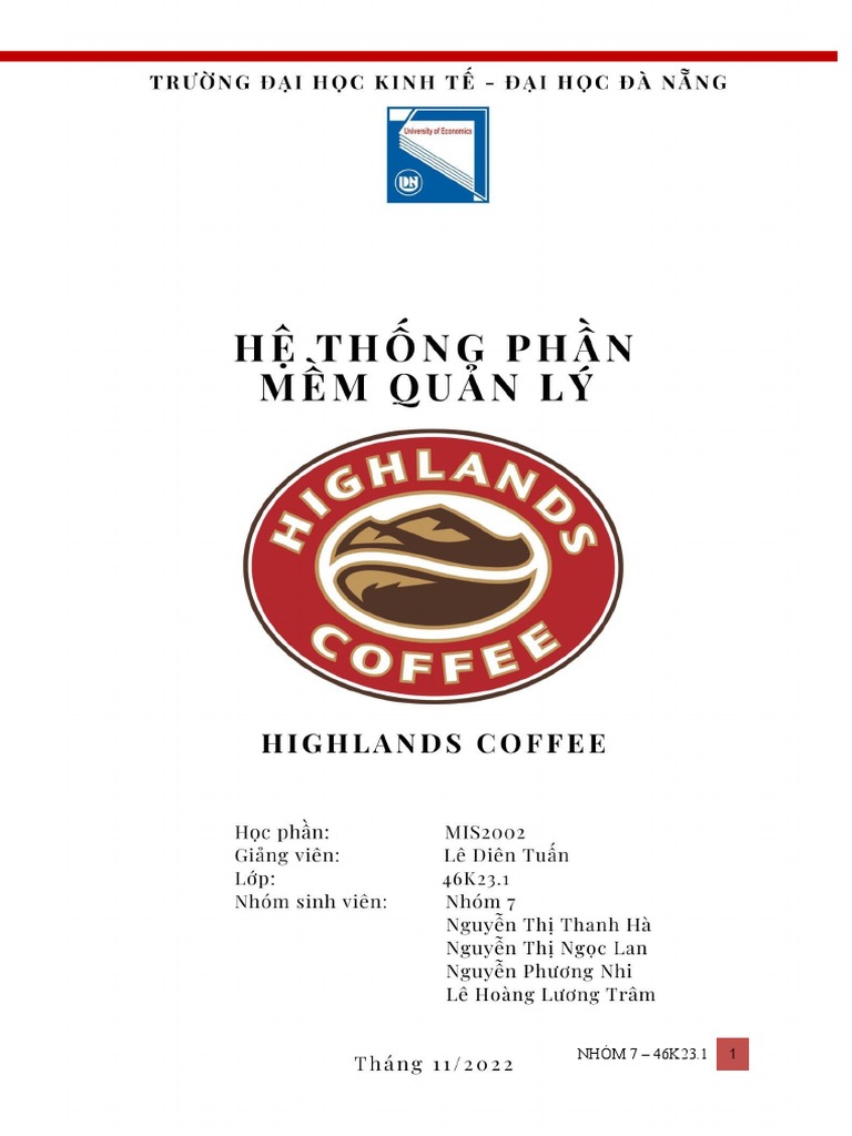 Highlands Coffee | PDF