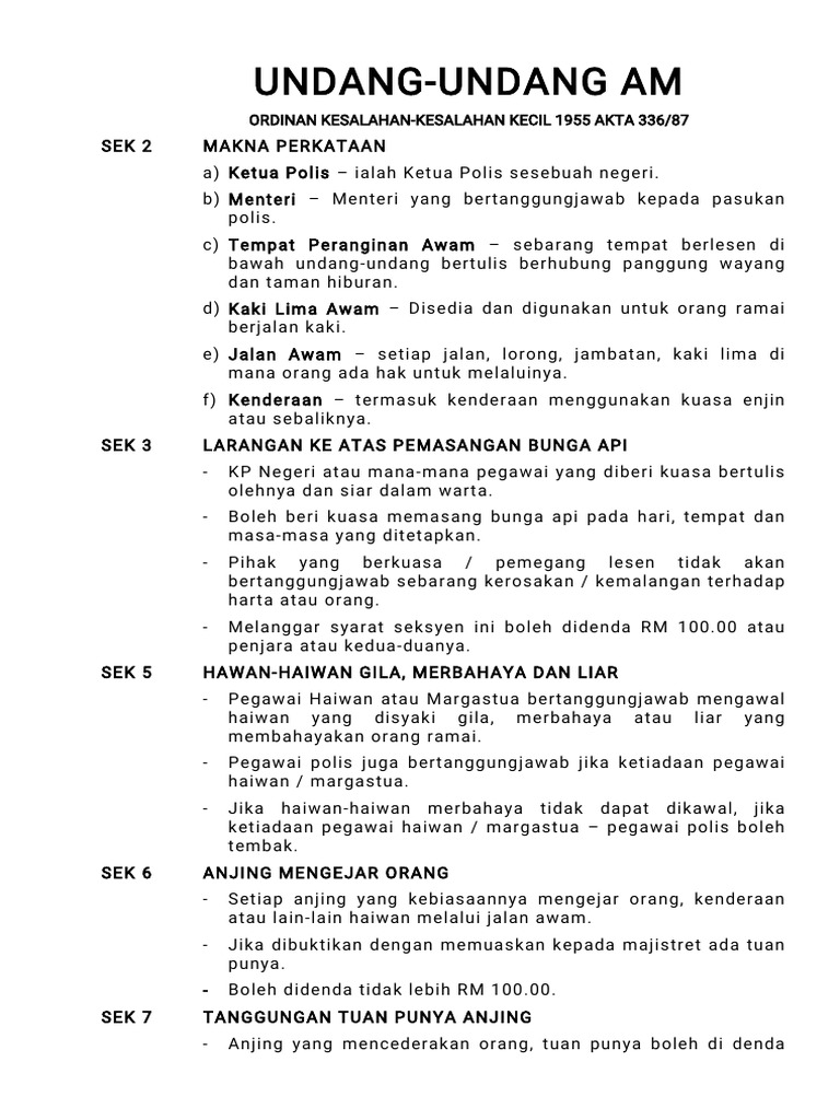 Undang-Undang Am PDF | PDF