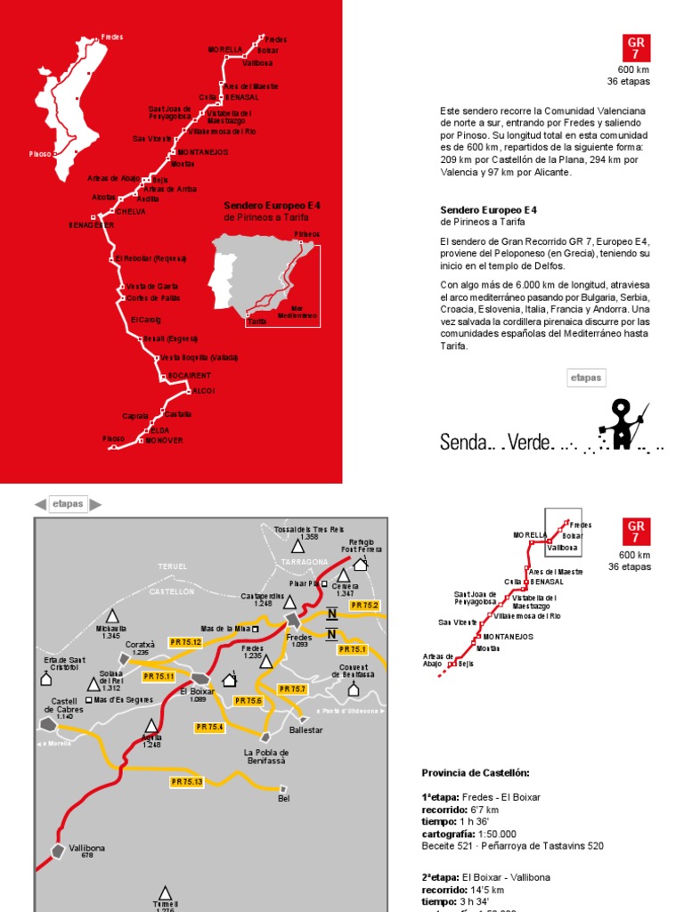 GR7 Comunidad Valenciana | PDF