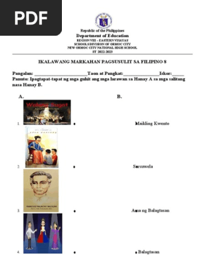 Ikalawang Pangkat Sa Filipino I