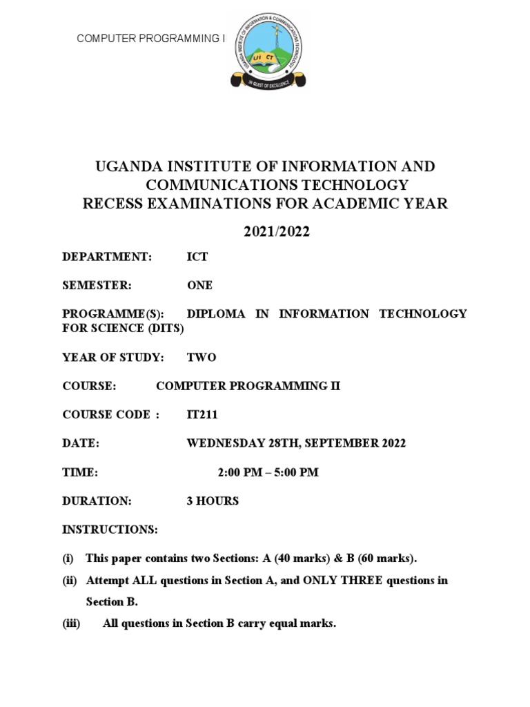 Comp Programming Ii | PDF | Method (Computer Programming) | Class (Computer Programming)