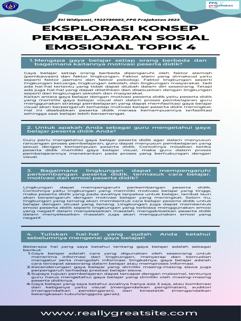 Eksplorasi Konsep PSE T4 Eti Widiyanti | PDF