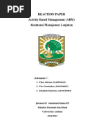 Activity Based Management | PDF