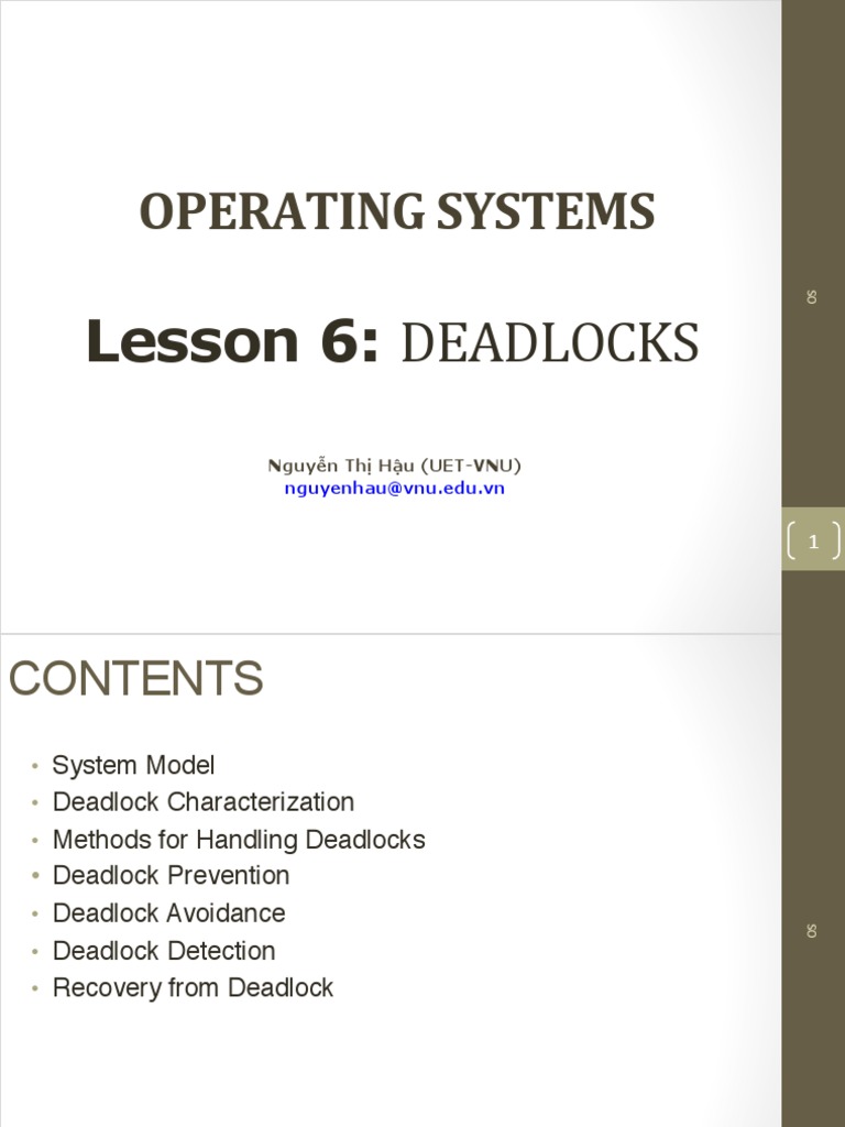 06 Deadlock Pdf Theoretical Computer Science Computer Science 