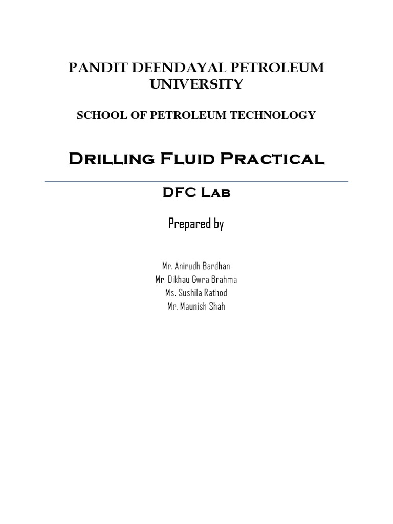 Drilling Practical Manual - Drilling PDF | PDF | Sodium Hydroxide ...