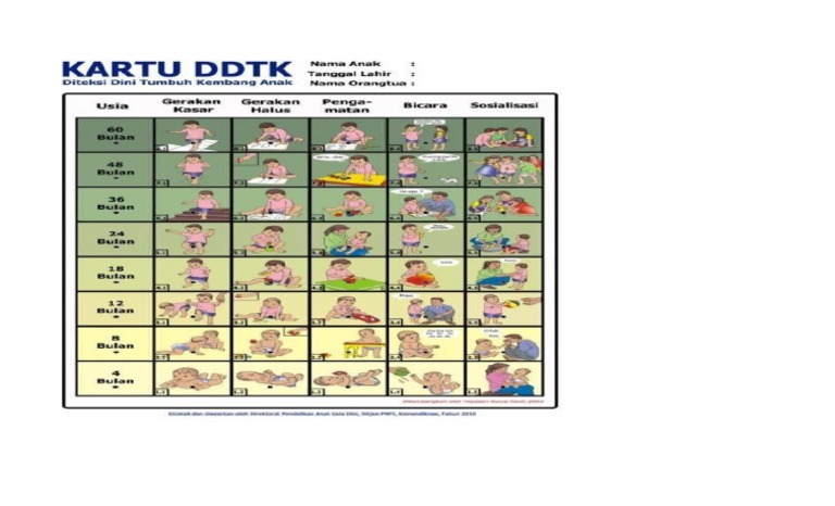 KARTU DDTK | PDF