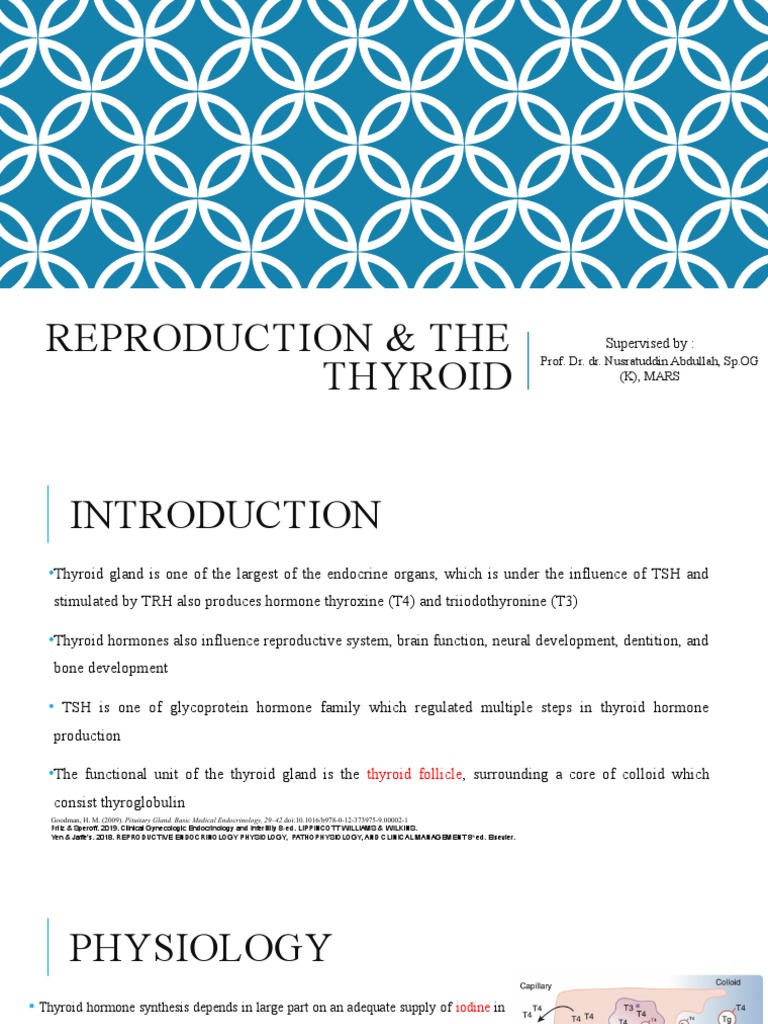 Reproduksi Dan Thyroid | PDF | Thyroid Stimulating Hormone | Hyperthyroidism