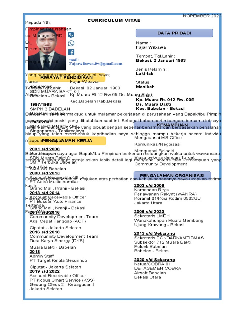 CV. Fajar Wibawa | PDF