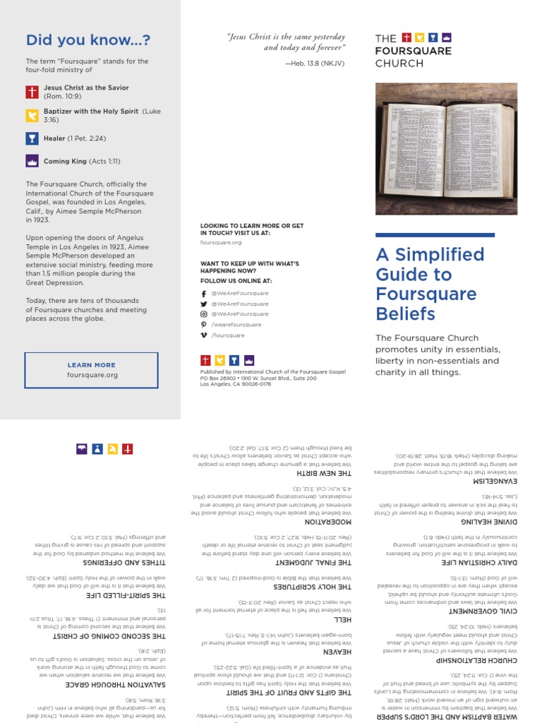 Simplified_Beliefs_Guide_Brochure | PDF | Salvation | Born Again