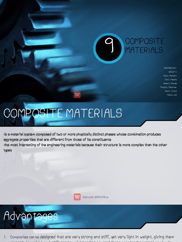 Composite Materials | PDF | Composite Material | Fibre Reinforced Plastic