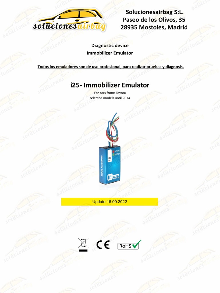 i25 immo emu Toyota 1 Sol | PDF | Toyota | Car