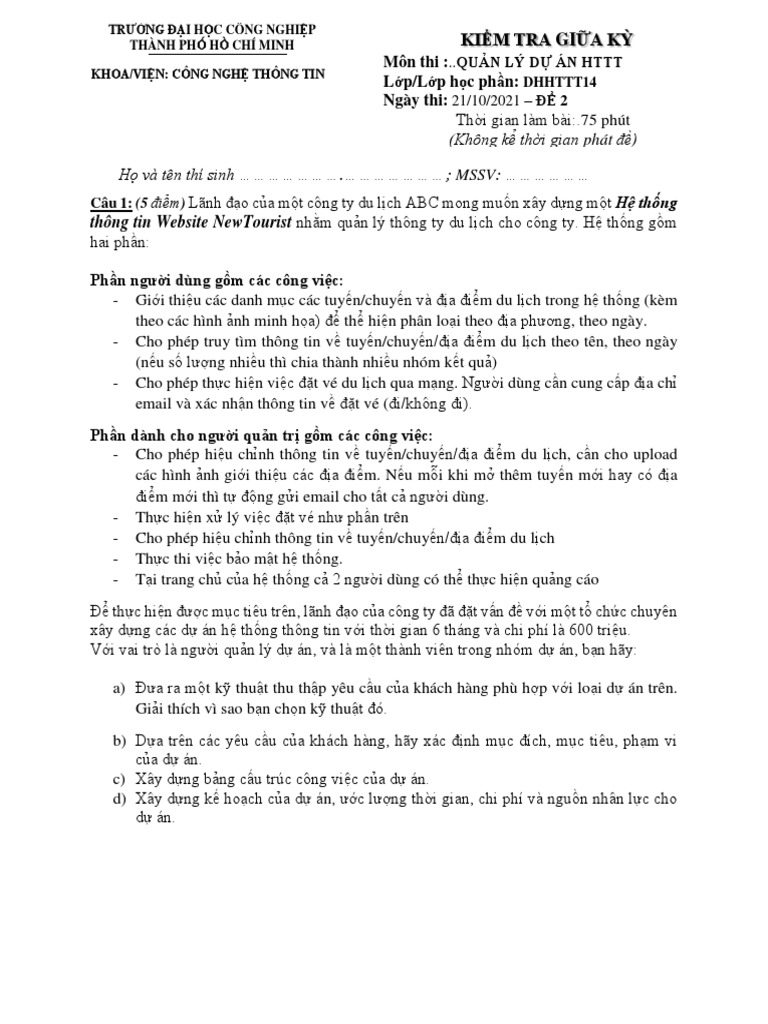 De2 GK Qlda DHCNTT | PDF