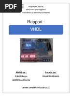 VHDL TP Sujet | PDF | VHDL | Électronique numérique