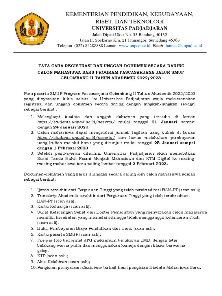 Tata Cara Registrasi Pdf Pdf