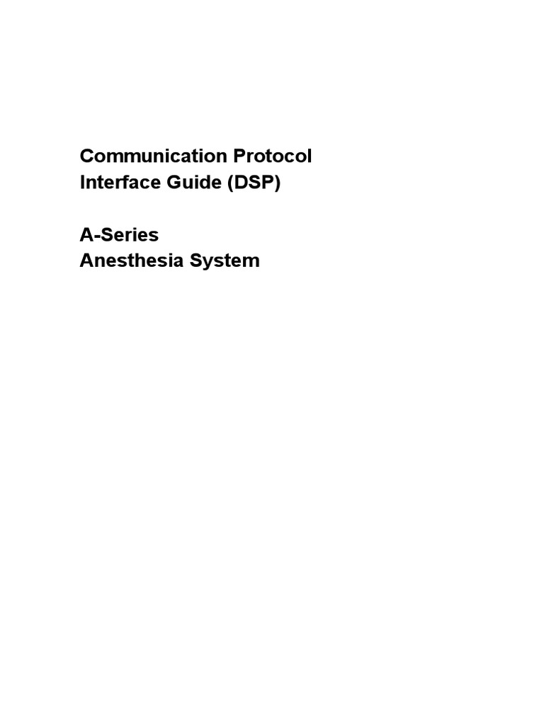H 046 012418 00 A Series Communication Interface Guide DSP 11 2021 | PDF | Computer Network ...