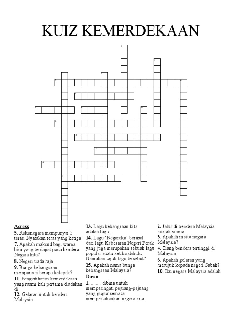 KUIZ KEMERDEKAAN 285f3d 616321fd | PDF