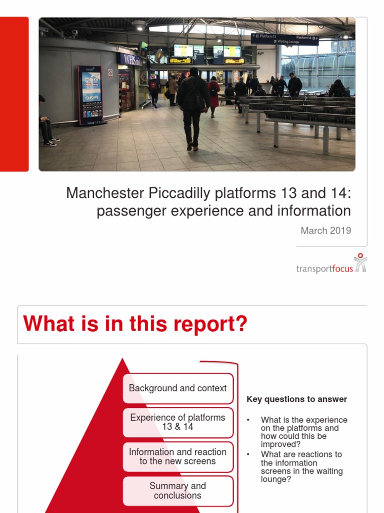 Manchester Piccadilly Platform 13 and 14 Research FINAL | PDF
