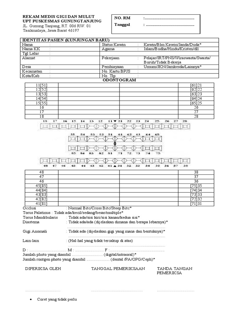 REKAM MEDIS PASIEN RAWAT JALAN | PDF