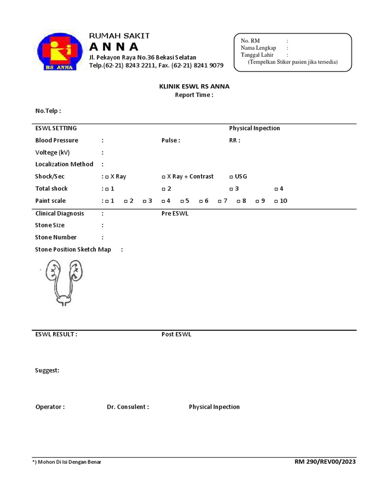 Form Eswl | PDF