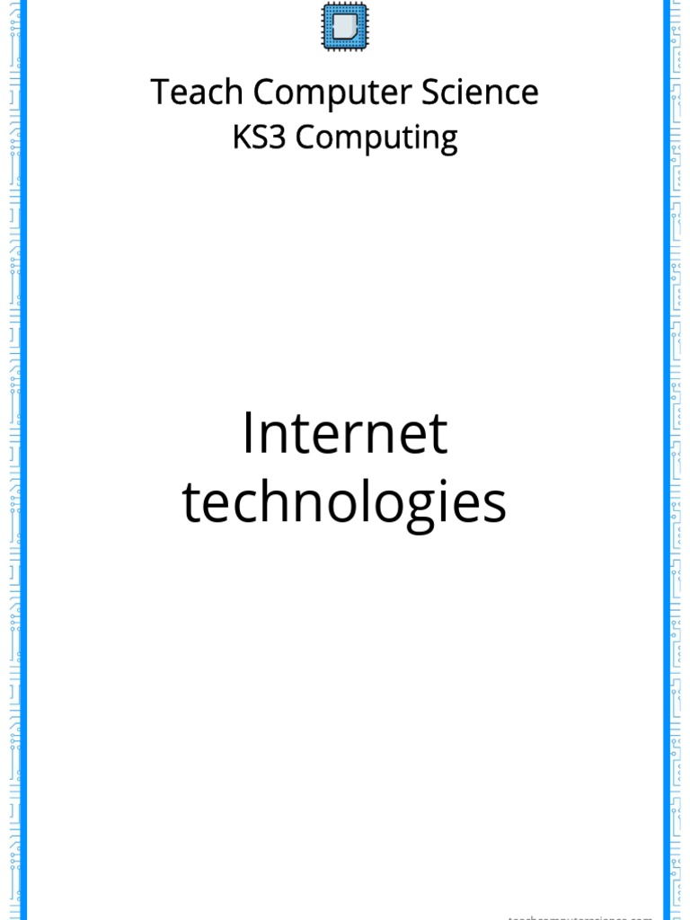 Internet Technologies: Teach Computer Science | PDF | Internet | Domain ...