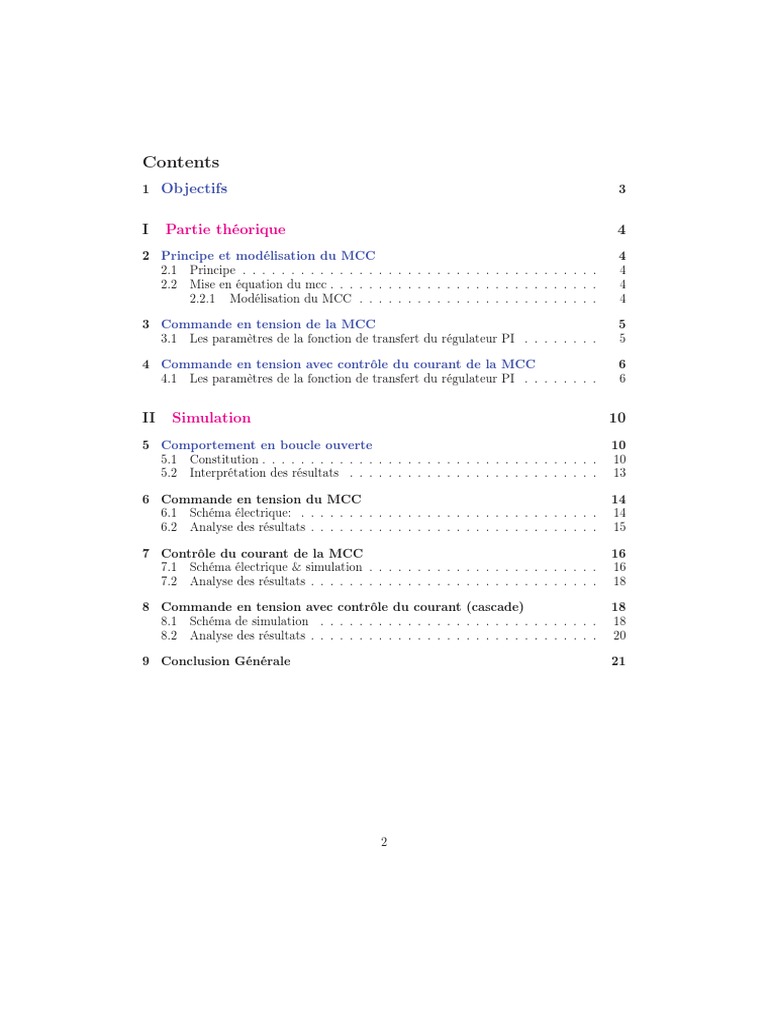 TP MCC PDF | PDF | Ingénierie mécanique | Grandeur physique